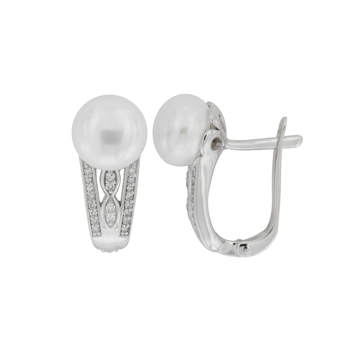 Aretes con perla | Valessa de Monterrey