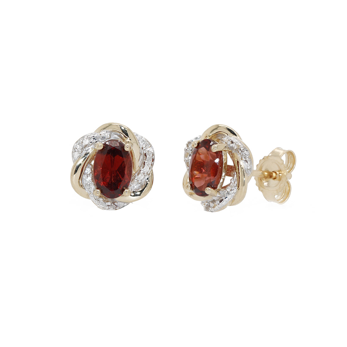 Aretes con granate | Valessa de Monterrey