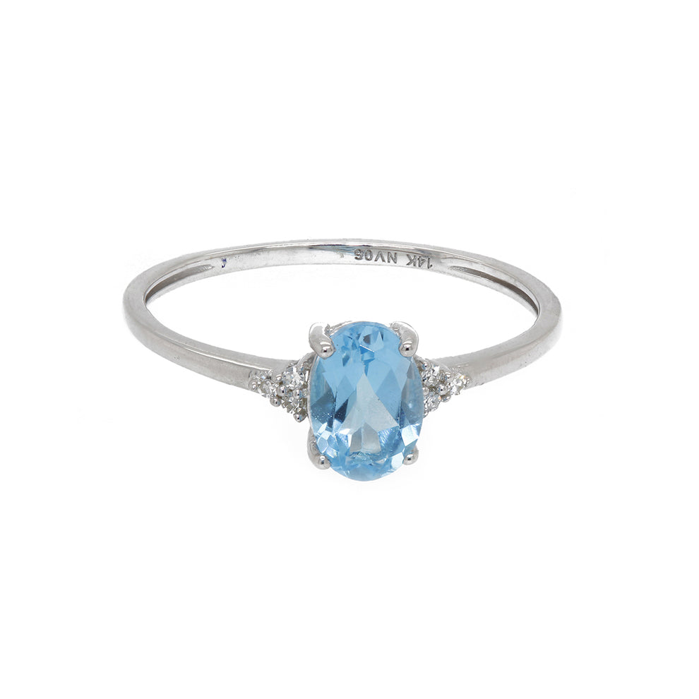 Anillo con topacio | Valessa de Monterrey